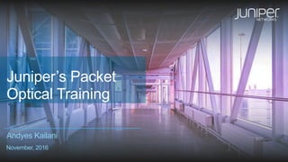 Juniper bti packet optical training | PPT