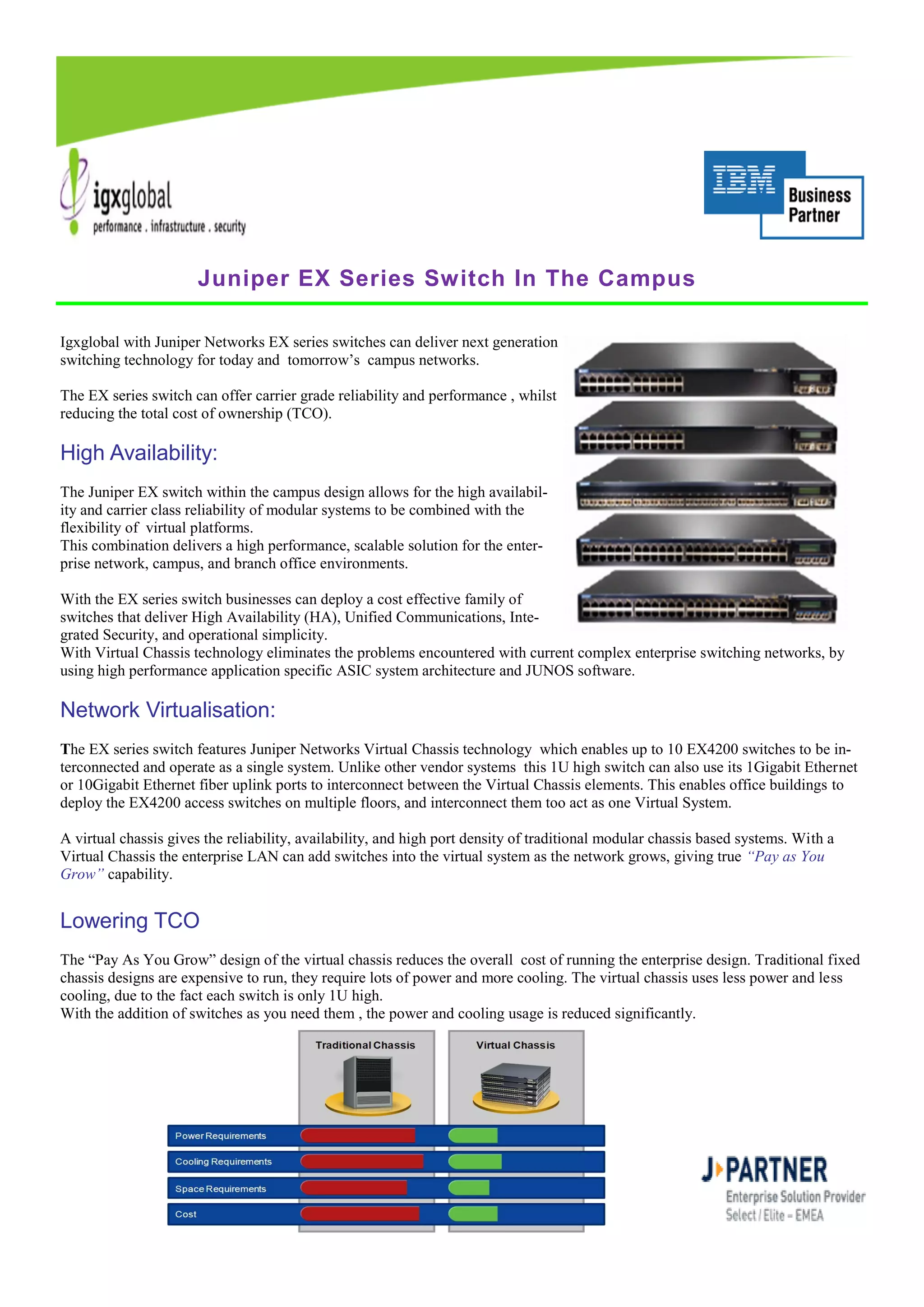 Juniper Switch Overview | PDF