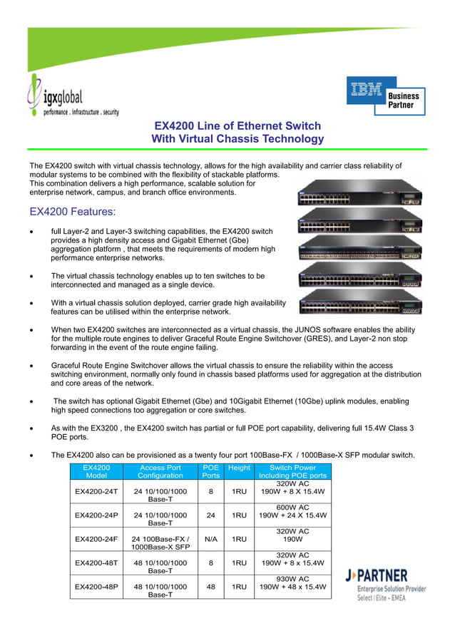 Juniper Switch Overview | PDF | Operating Systems | Computer Software and Applications
