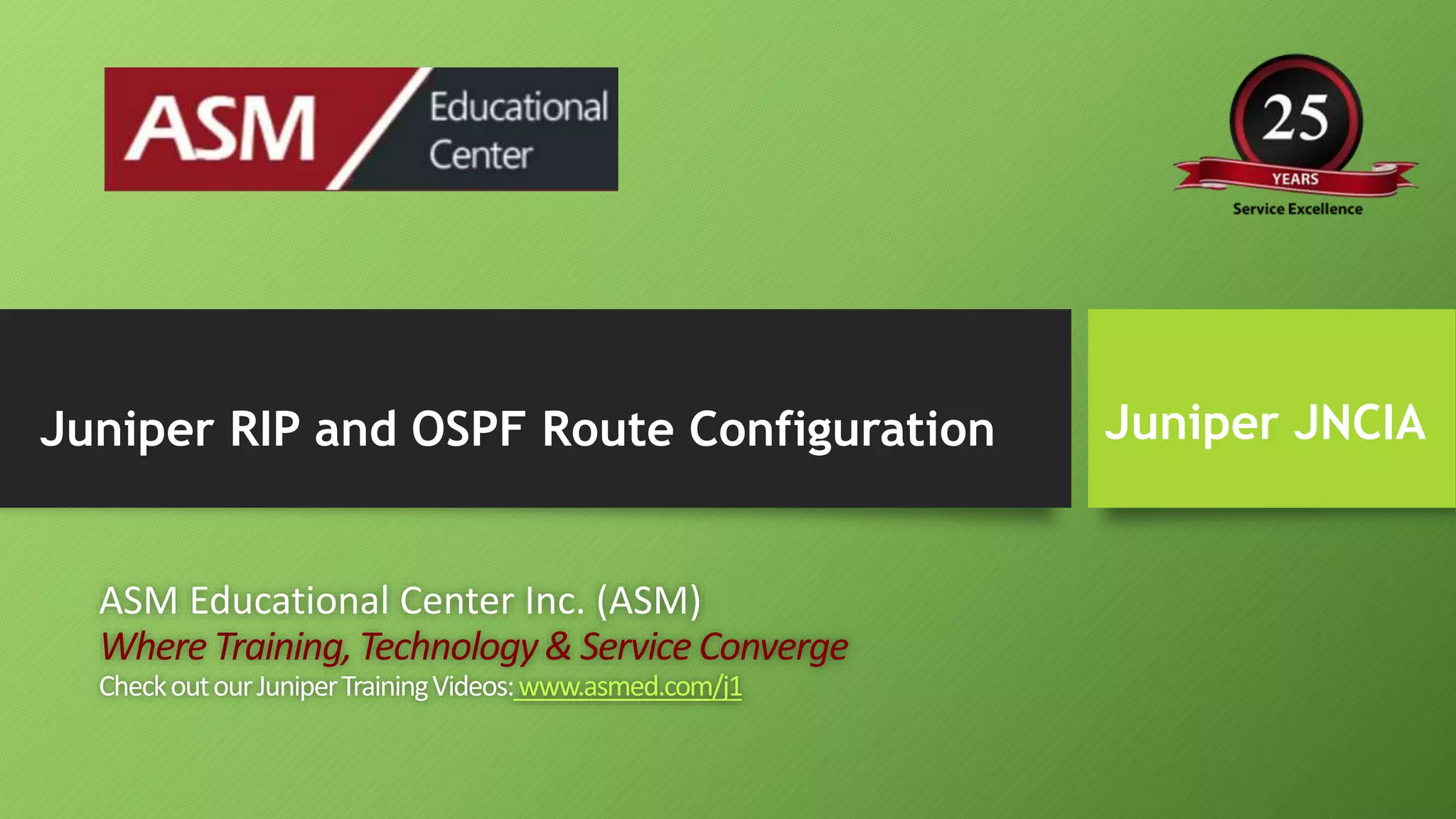 Juniper JNCIA – Juniper RIP and OSPF Route Configuration | PPTX | Computer Networking | Computing