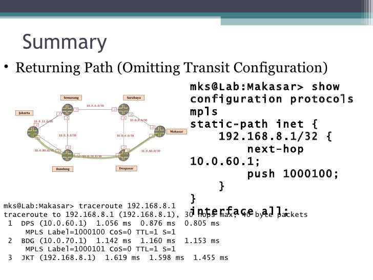 Juniper Mpls Best Practice Part 1