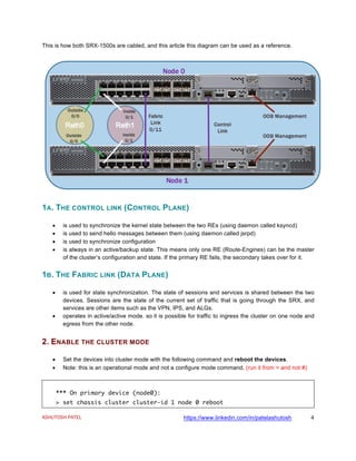 Juniper Chassis Cluster Configuration with SRX-1500s | PDF