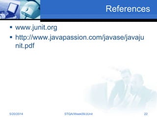 Introduction To J unit | PPT