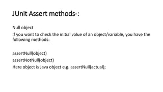 Junit basics | PPT