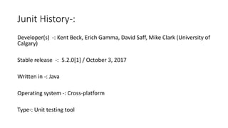 Junit basics | PPTX