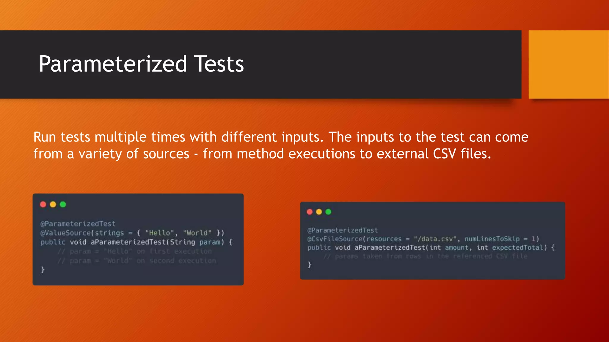 JUnit 5 Features | PPTX