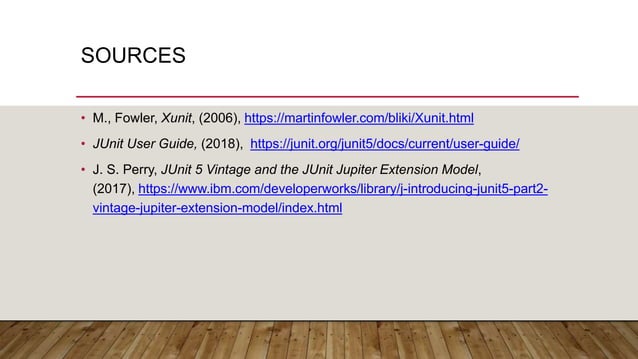 JUnit - The Basics | PPT