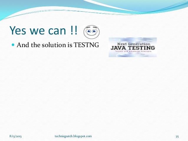 Junit4andtestng Presentation