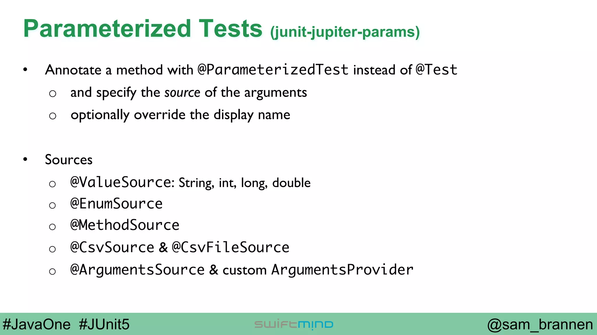 Junit 5 New Opportunities For Testing On The Jvm Ppt