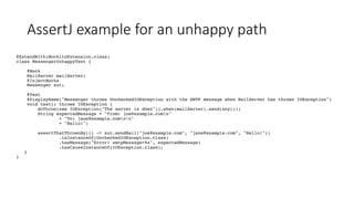 JUnit and Mockito tips | PDF | Email | Internet