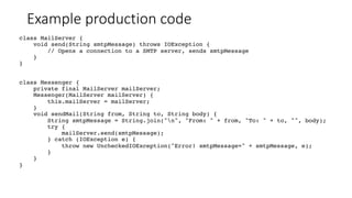 JUnit and Mockito tips | PDF | Email | Internet