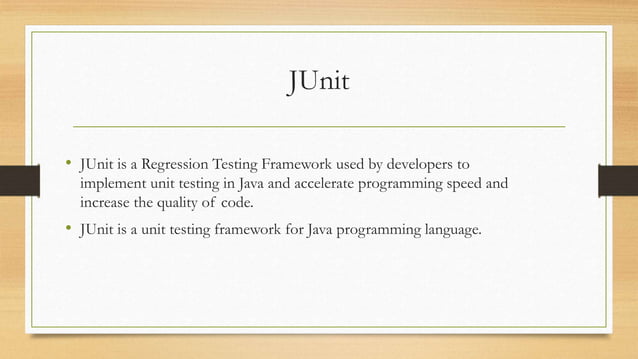 Junit Mockito And Powermock In Java Pptx