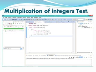 Junit Test Cases | PPTX