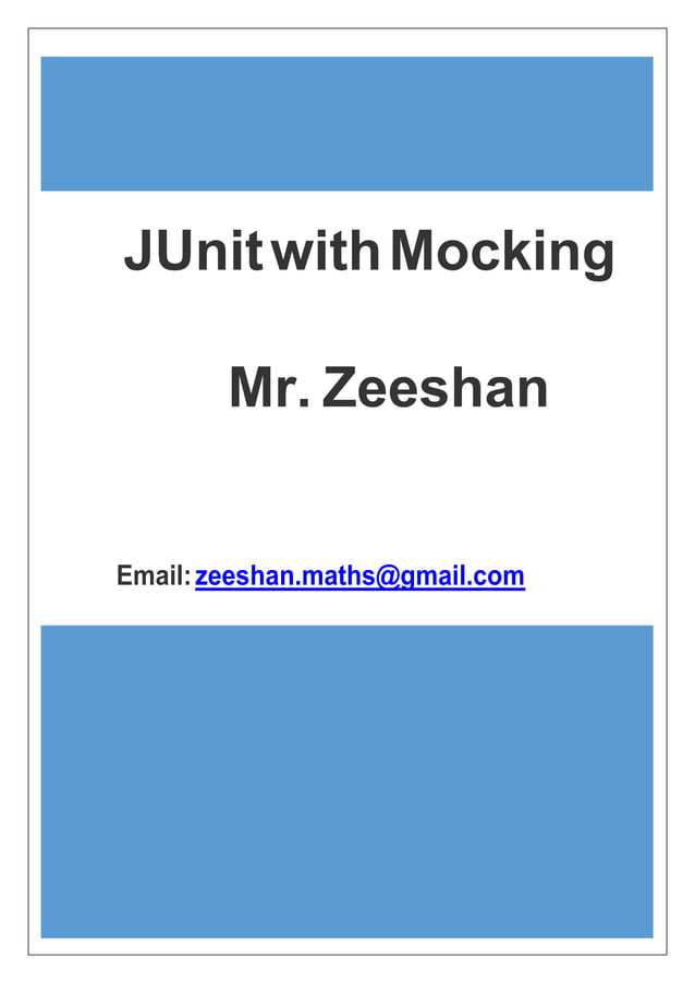 JUnit with_mocking | PDF