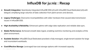 influxDB & ju:niz Energy Storage - Technical case study | PPT