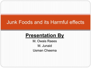Junk and fast food presentation | PPTX