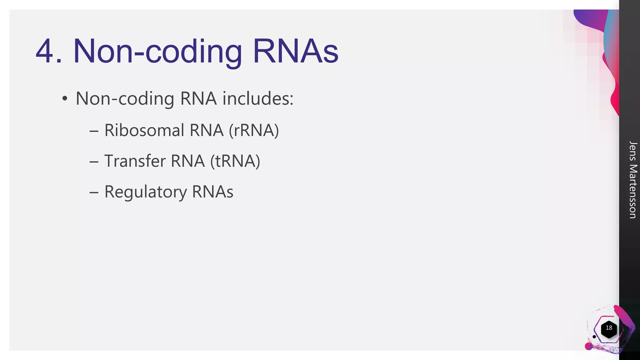 Junk DNA/ Non-coding DNA and its Importance (Regulatory RNAs, RNA ...