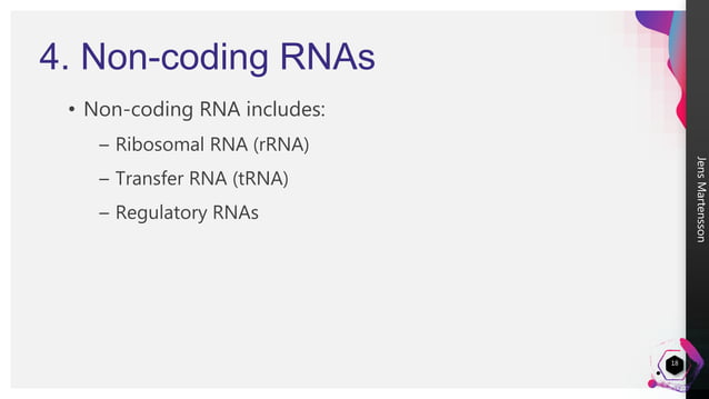 Junk DNA/ Non-coding DNA and its Importance (Regulatory RNAs, RNA ...