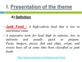 Junk food | PPT