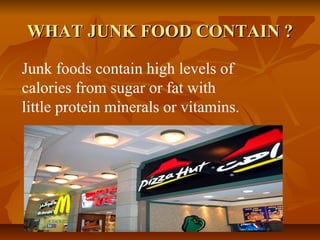 Junk food | PPT
