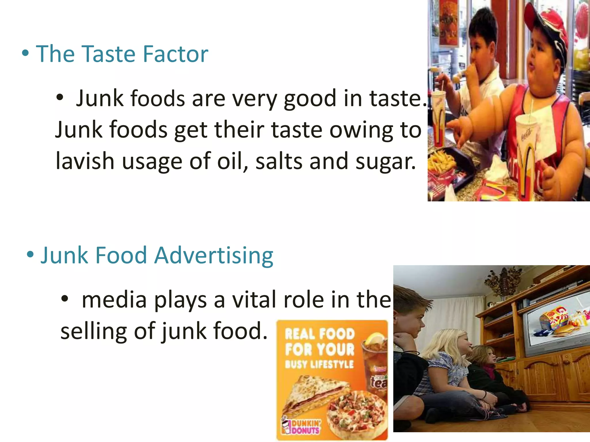 Junk food vs healthy food | PDF