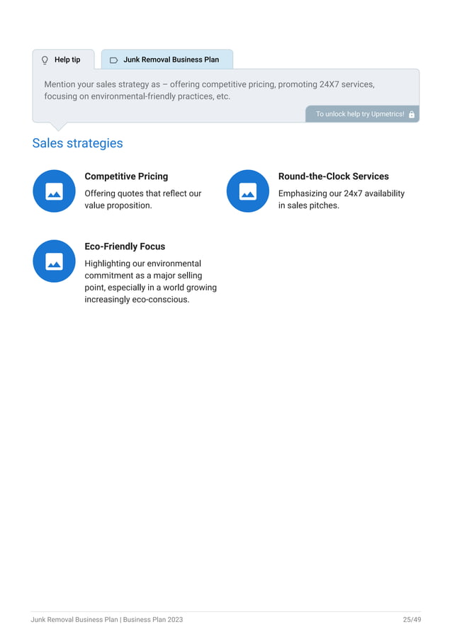 junk removal business plan example .pdf | Business Accounting & Finance ...