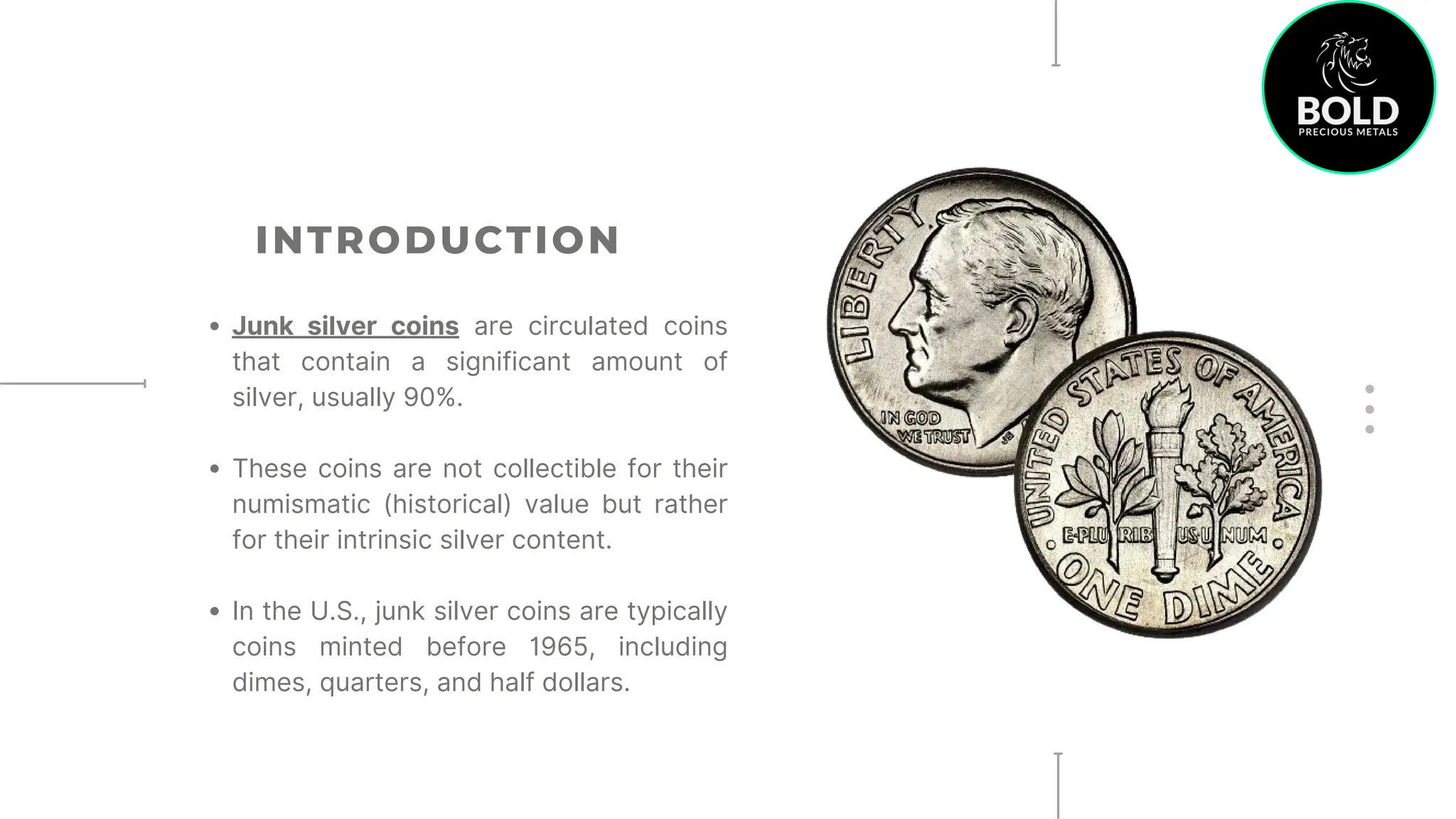 Junk Silver Coins: History, Types & Investment Value | PDF