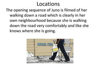 Juno Opening sequence powerpoint | PPT