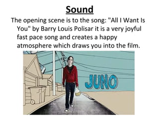 Juno Opening sequence powerpoint | PPT