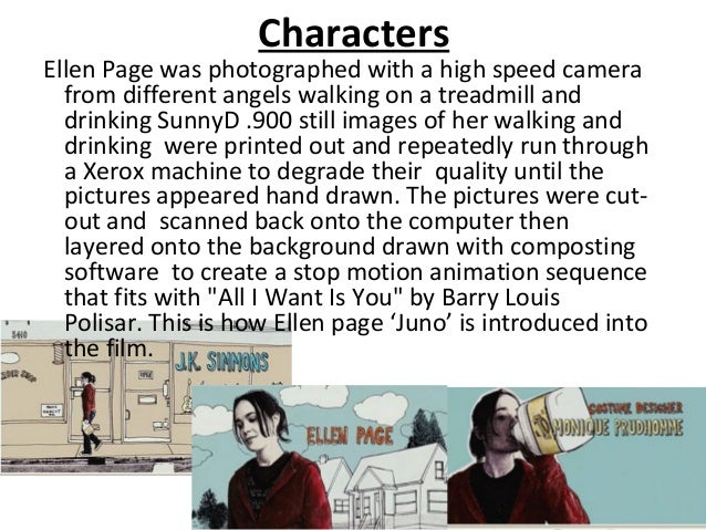 Juno Opening sequence powerpoint