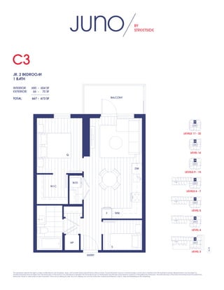 JUNO Surrey By Streetside Developments Floor Plans | PDF