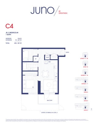 JUNO Surrey By Streetside Developments Floor Plans | PDF