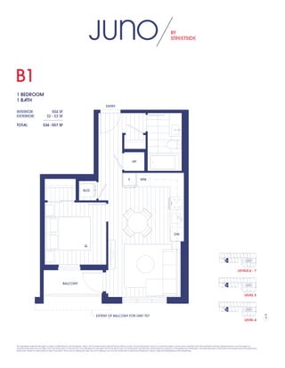 JUNO Surrey By Streetside Developments Floor Plans | PDF