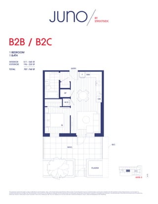 JUNO Surrey By Streetside Developments Floor Plans | PDF