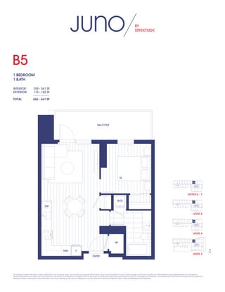 JUNO Surrey By Streetside Developments Floor Plans | PDF