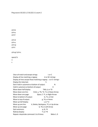 Junos commands | DOC