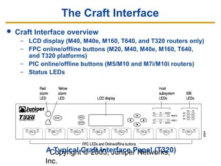 Junos routing overview from Juniper | PPT | Computer Networking | Computing
