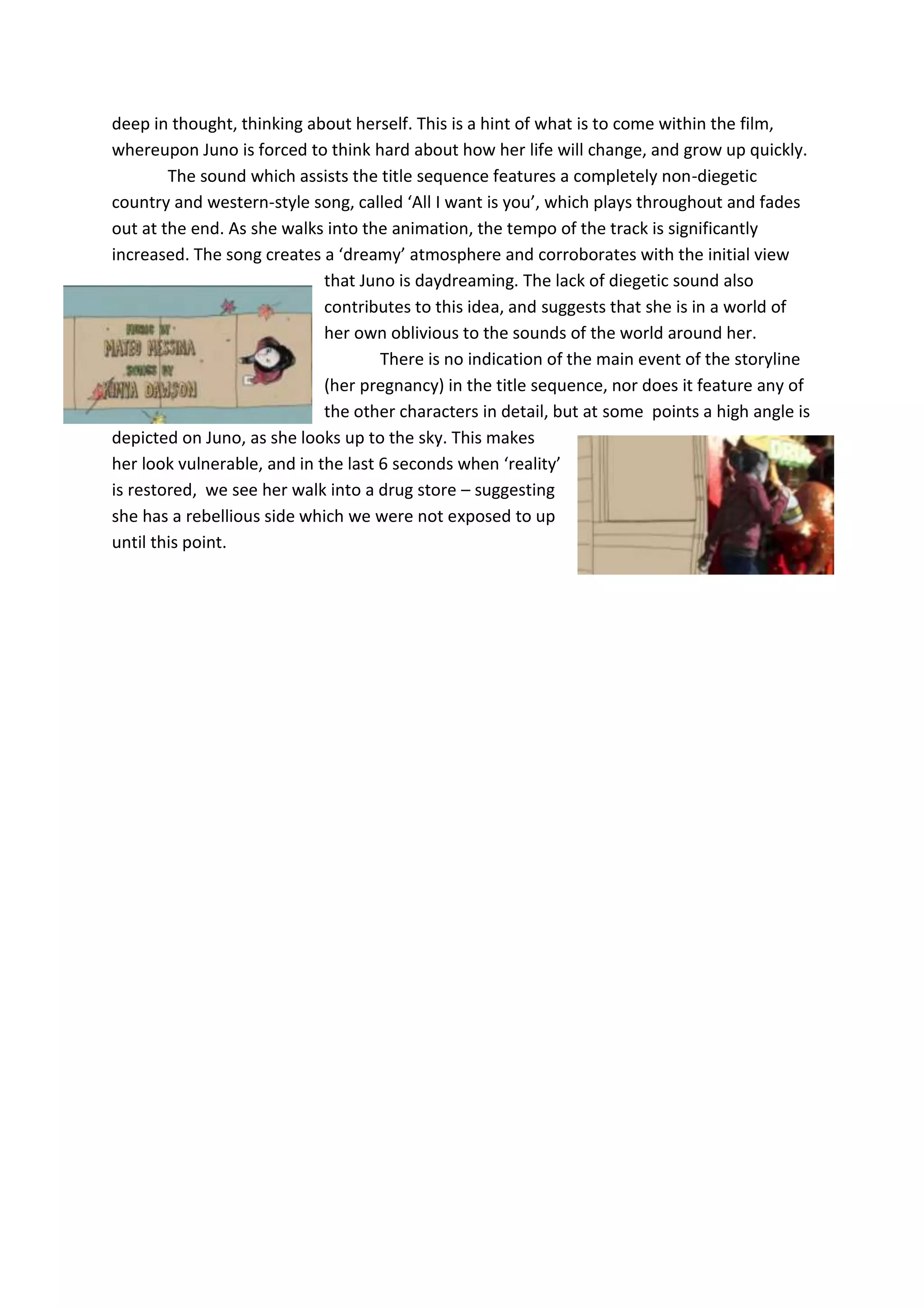 Juno title sequence analysis | PDF