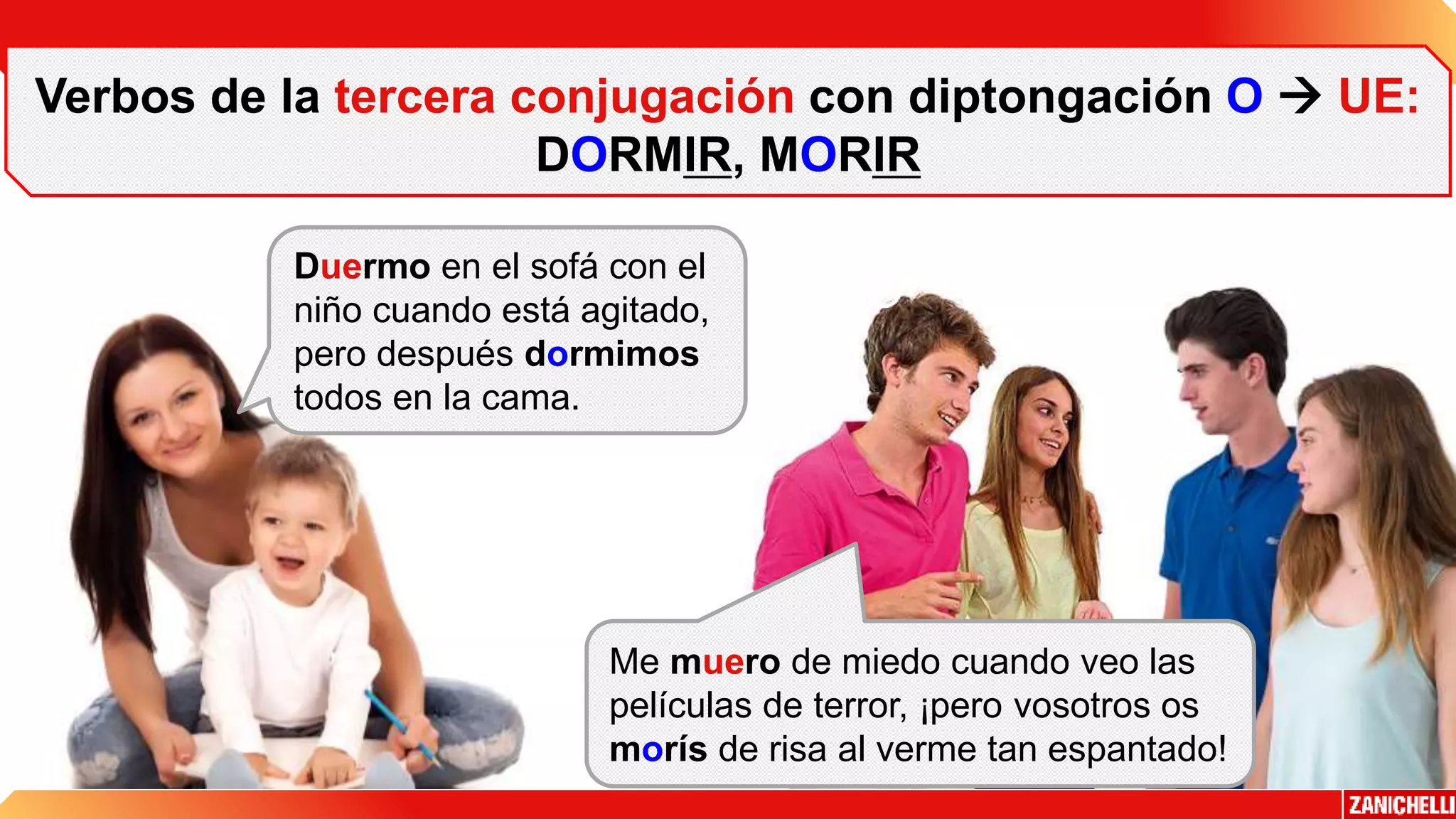 Juntos ppt 23109_a27_presente_de_los_verbos_con_diptongacion_o_ue | PPT