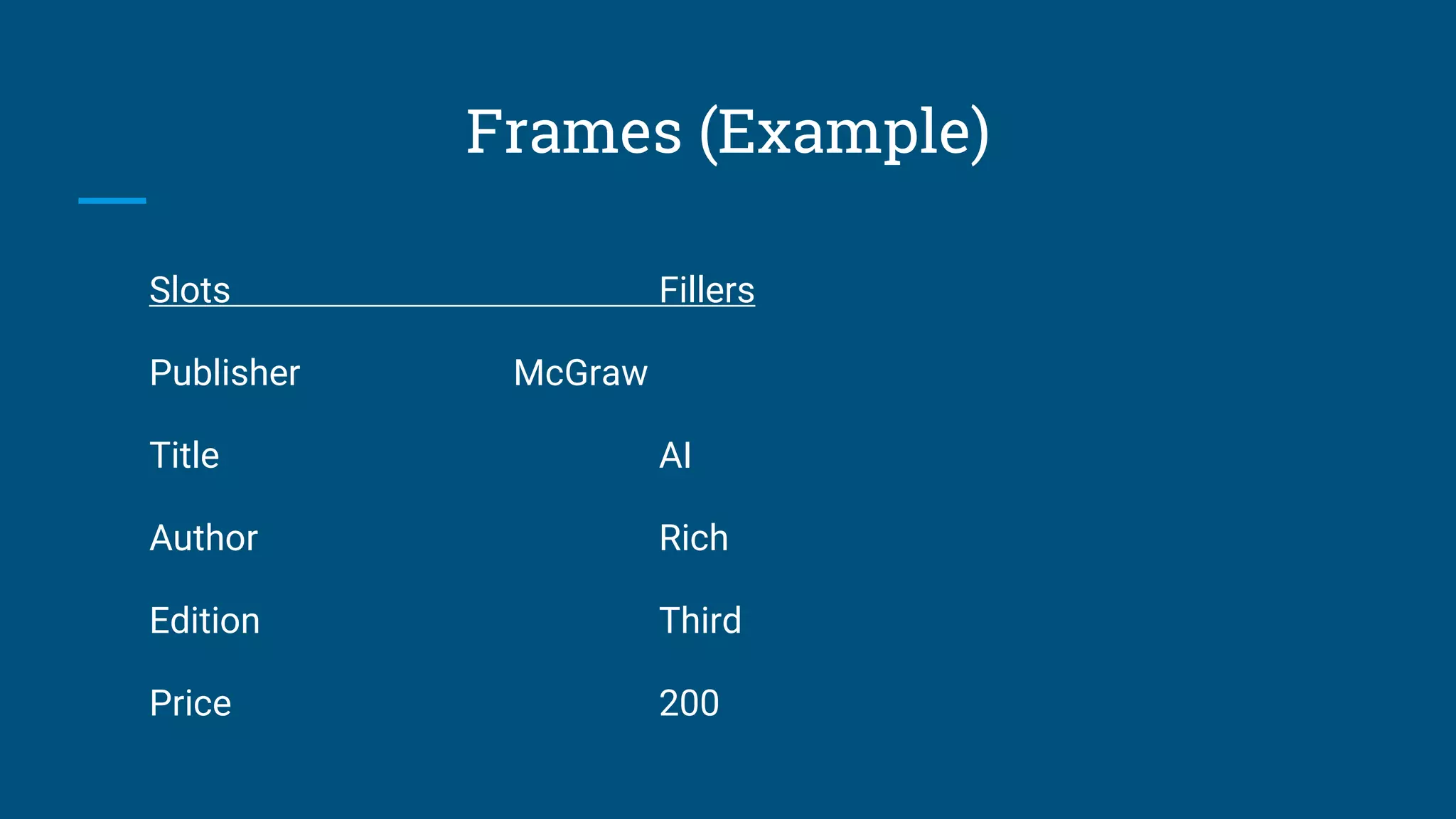 Structured Knowledge Representation | PPTX