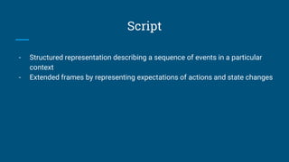 Structured Knowledge Representation | PPTX | Computing | Technology & Computing
