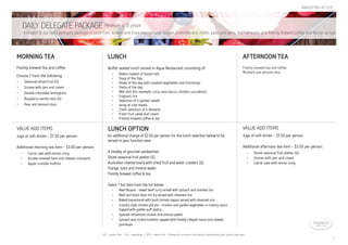 Banquets Compendium - Jupiters Townsville | PDF