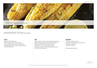 Banquets Compendium - Jupiters Townsville | PDF