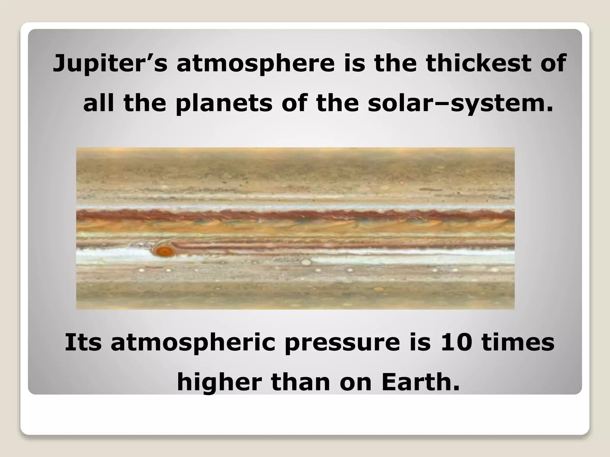 Jupiter the gas giant presentation | PPTX