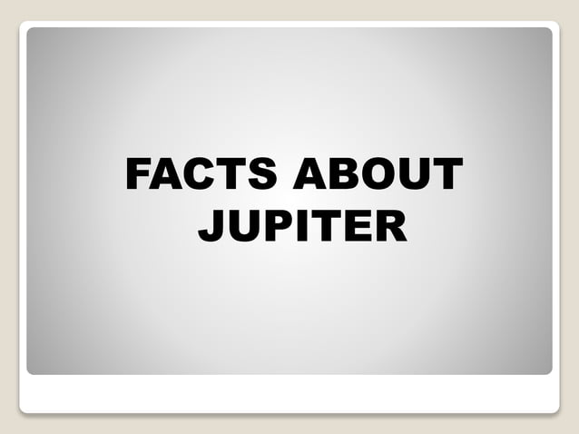 Jupiter the gas giant presentation | PPTX | Space and Astronomy | Science