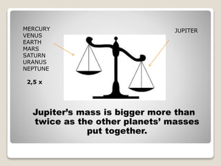 Jupiter the gas giant presentation | PPTX