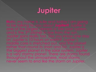 Jupiter Assignment | PPT