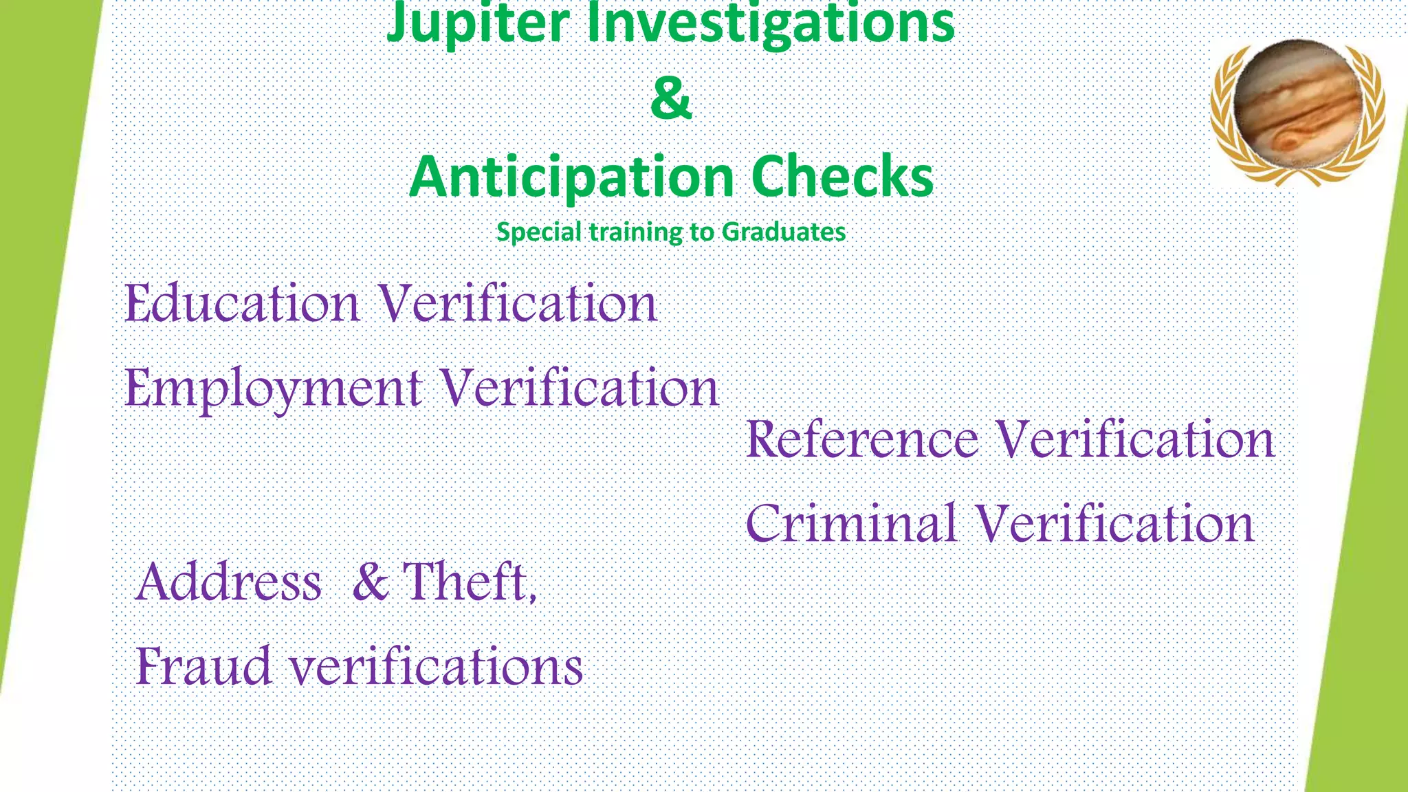 Jupiter training center ppt slides | PPT