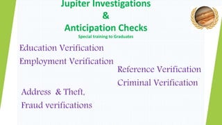 Jupiter training center ppt slides | PPTX