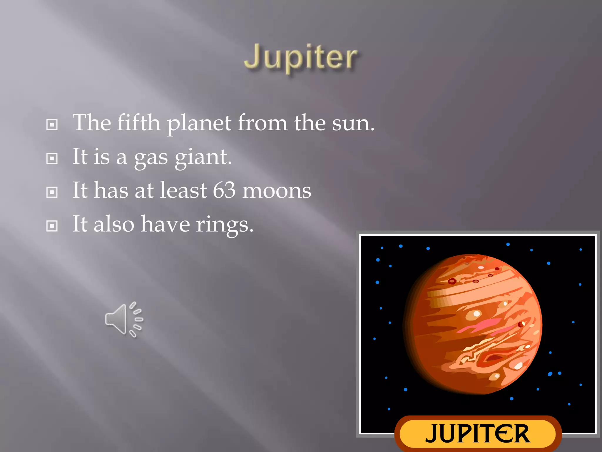 Jupiter , Uranus , Saturn , Galileo | PPTX